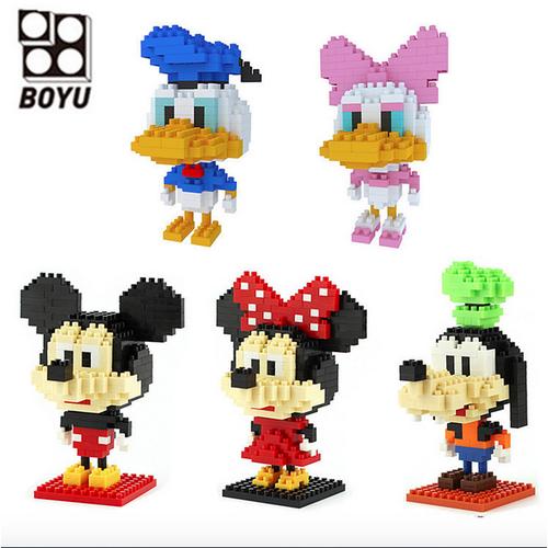 Jual Micro NanoBlock Berdiri Mickey Minnie Family Standing MainanAnak ...