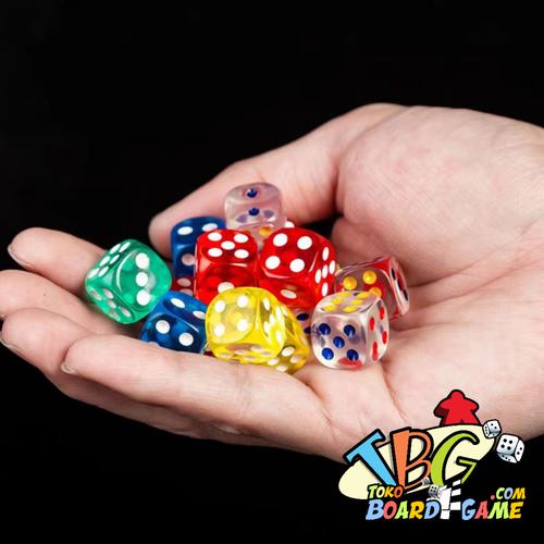 Jual High Quality 14 mm Translucent Dice - Dadu D6 Translucent ...