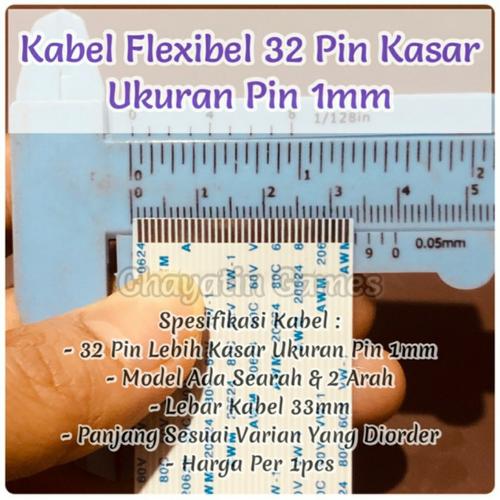 Jual kabel Flexibel 32 Pin Kasar SEARAH Panjang Varian - Ukuran Pin 1mm ...