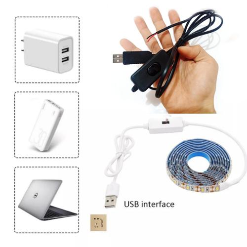 Jual USB DIY switch kabel listrik saklar on of lampu LED strip modul 3 ...