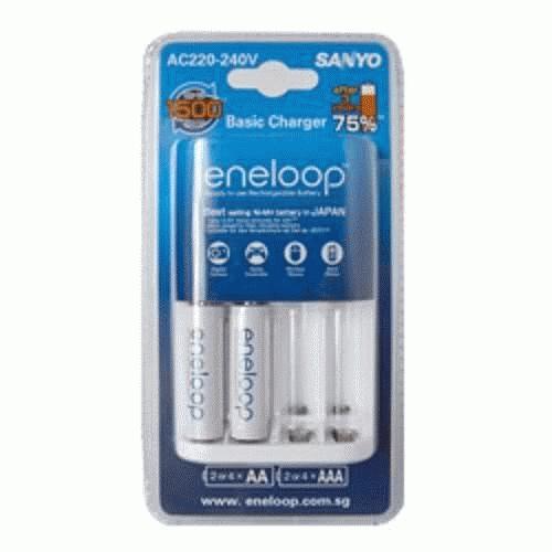 Jual SANYO ENELOOP BASIC CHARGER + BATERAI AA 2 PCS - Jakarta Barat ...