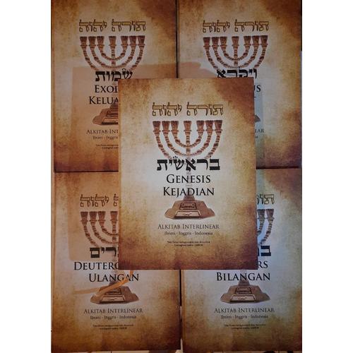 Jual 5 Kitab TORAH Interlinear: Ibrani - Inggris - Indonesia - Kota ...