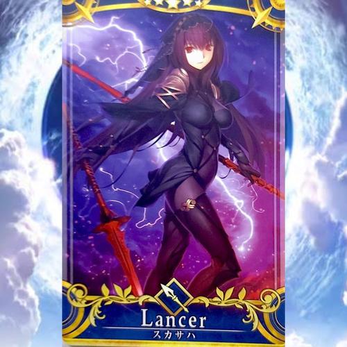 Jual Fate Grand Order FGO Arcade Card Scathach Lancer 5 Star Ascension ...