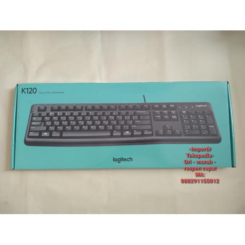 Jual Keyboard Logitech K120 USB Original - Jakarta Pusat - Importir Tokopedia | Tokopedia