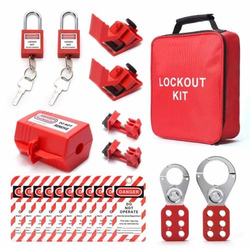 Jual TERMURAH Lockout Tagout Kit Electrical - Loto Safety Padlock Set ...