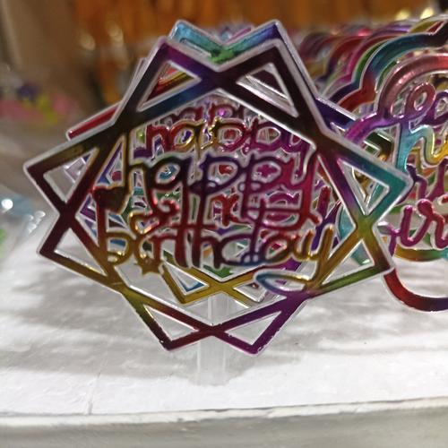 Jual topper mini happy birthday - tulisan hbd - Kota Palembang - Toko ...