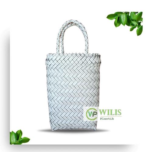 Jual NEW STOK Tas Anyaman Tinggi untuk Botol / Tas Anyam PLastik untuk ...