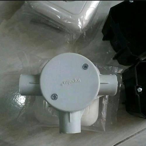 Jual TDUS CABANG 3 TEDOS T PUTIH POLOS 3 WAY PVC CONDUIT TOPAIM PUTIH ...