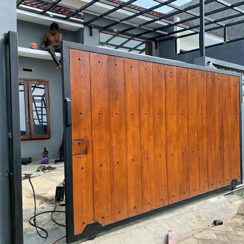 Jual Pagar sleding grc minimalis motif kayu pager - Kota Bekasi ...