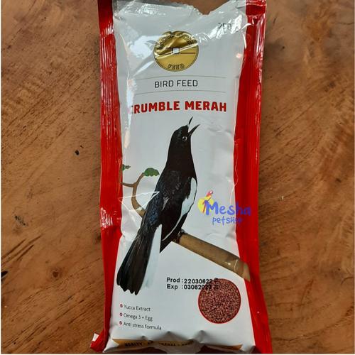 Jual GOLD COIN CRUMBLE MERAH 250 GRAM PAKAN VOER BURUNG MURAI KACER ...
