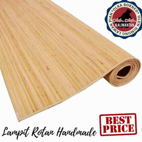 Jual Lampit Rotan Handmade uk. 200x200 cm, Tikar Rotan Kalimantan ...