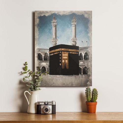 Jual Poster Kabah Masjidil Haram - Islam - Dekorasi Hiasan Dinding Kayu ...