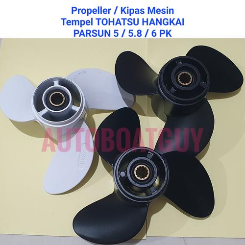 Jual Propeller / Kipas Mesin Tempel TOHATSU HANGKAI PARSUN 5 / 5.8 / 6 ...