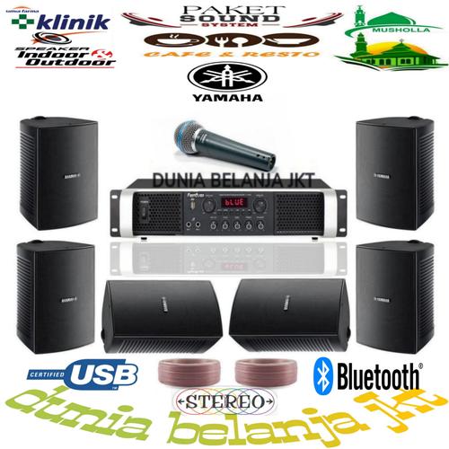 Jual paket sound system cafe resto musholla Yamaha 6 inch 6 titik mic cable - Jakarta Barat ...