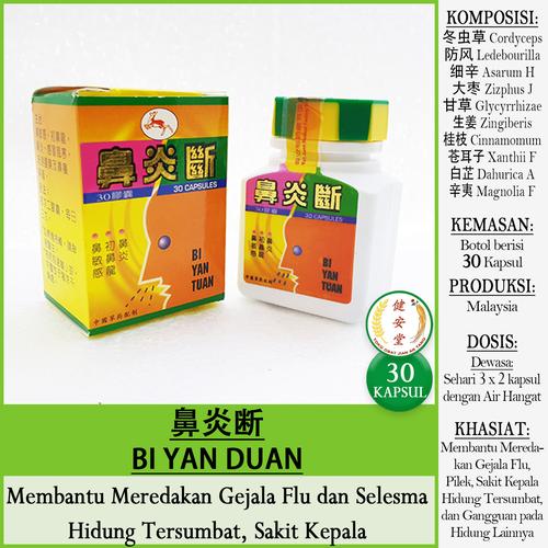 Jual BI YAN DUAN [鼻炎断胶囊] 30 Kapsul u.Flu-Sinus-Hidung Buntu - Kota Surabaya - Toko Obat Jian An ...