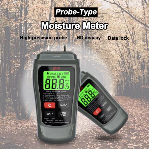 Jual Moisture Meter MT-18 Digital Wood Paper Humidity Tester Hygrometer ...