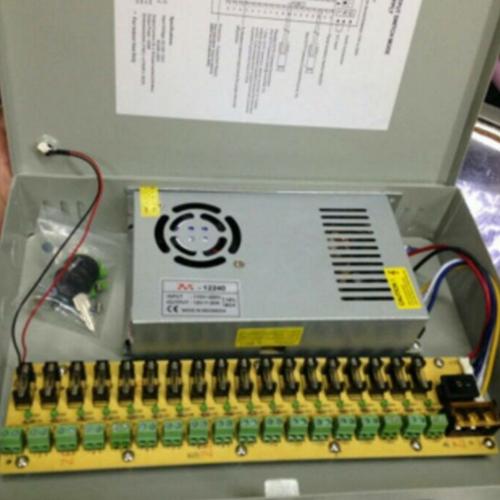 Jual POWER SUPLY BOX PAKAI SEKRING 12VOLT 20 AMPER BUAT CCTV DLL ...