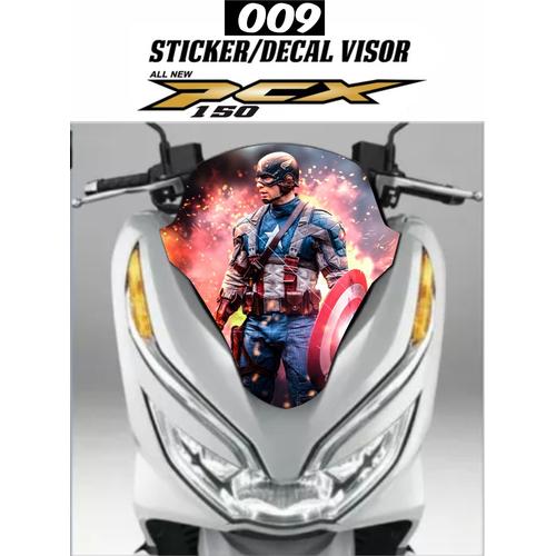 Jual Sticker visor honda pcx 150 variasi visor honda pcx 150 - 009 ...