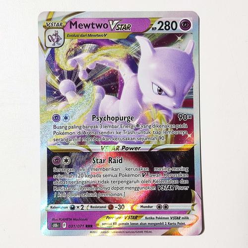 Jual Mewtwo VSTAR RRR 031/071 S10b - Kartu Pokemon Indonesia - Jakarta Timur - Pokemon Bunta ...