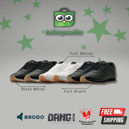 Jual Sepatu Brodo Base Lite Series [Black GS/All White GS/Black White ...