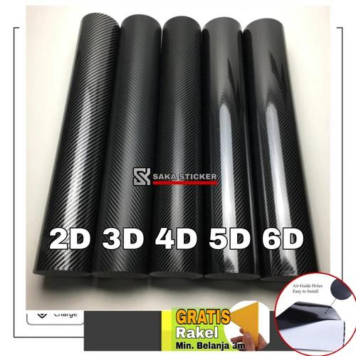 Jual original stiker motor skotlet carbon scotlet mobil 2d 3d 4d hitam ...