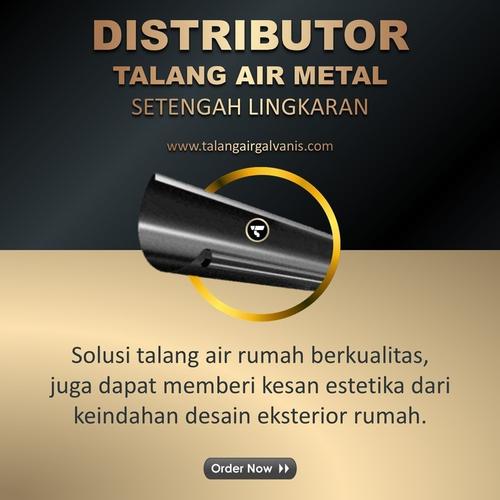 Jual Talang Air Metal Baja Galvanis Lindab UK 15 CM - Kota Bekasi ...