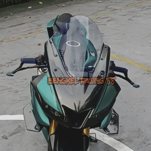 Jual Windshield Yamaha R15 V3 Full Jenong + list karet. Visor Yamaha ...