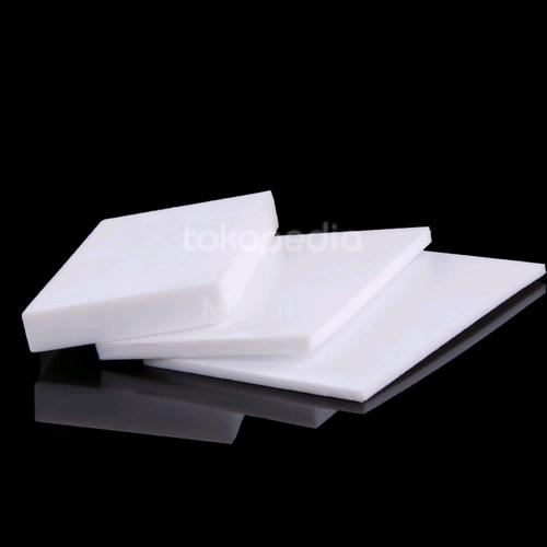 Jual ptfe sheet / ptfe lembaran tebal 6mm 20cm x 20cm - Jakarta Barat - MJ gasket | Tokopedia