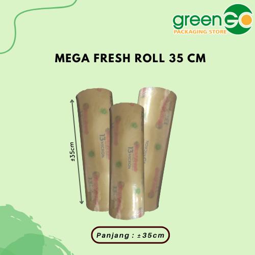 Jual PLASTIK WRAPPING MAKANAN 35CM 500M MEGA FRESH FOOD WRAP PLASTIK ...
