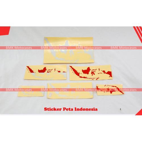 Jual Stiker / Sticker Peta Pulau Indonesia Fosfor Box Motor Touring ...