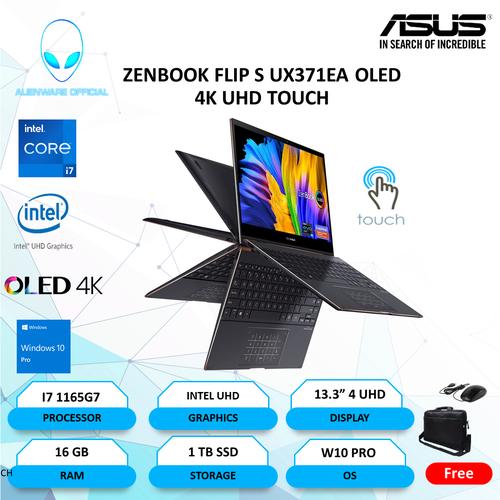 Promo ASUS ZENBOOK FLIP S UX371EA OLED 4K UHD TOUCH I7 1165G7 16GB ...