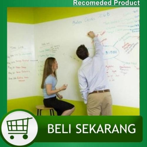 Jual Stiker Papan Tulis Putih / Whiteboard Sticker / White board Wall ...