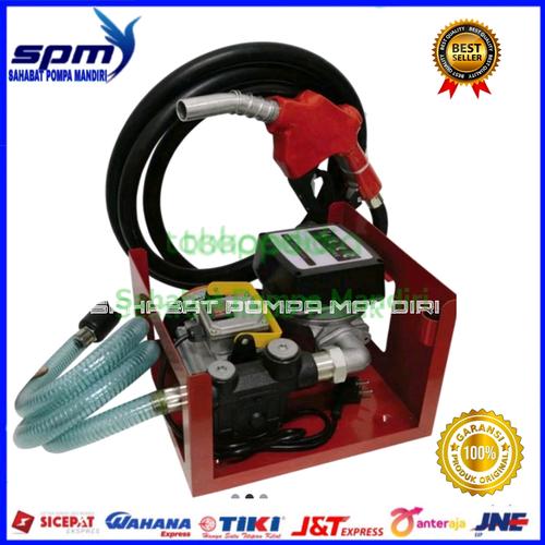 Jual Pompa minyak pompa solar Fuel pump dispenser lengkap set 60 LPM ...