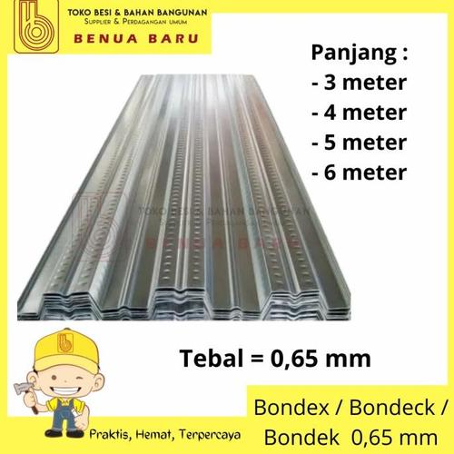 Jual ATAP BAJA RINGAN BONDEK 0,65 MM / ATAP BAJAR RINGAN BONDEX ...