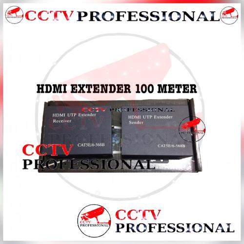Promo Extender hdmi 100 meter yang di tarik pakai kabel lan to cat 5 ...