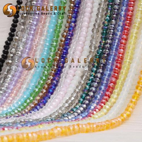 Jual Kristal Ceko 6mm Manik Crystal Ceko Bapau Bening Bahan Craft ...