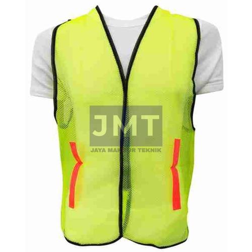 Jual Rompi Jaring Rompi Proyek Rompi Safety Vest Hijau Orange Biru ...