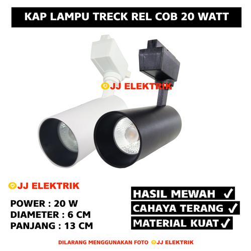 Jual Lampu Rell Track Light LED Sorot Rel Spotlight Spot 20W 20 Watt ...
