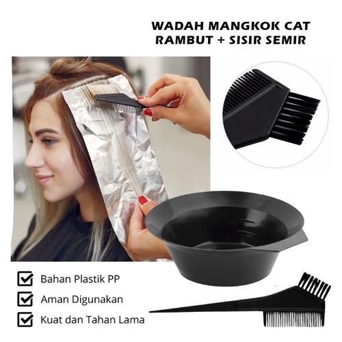 Jual Mangkok Sisir Semir Rambut Set Wadah Peralatan Salon Cat Rambut ...