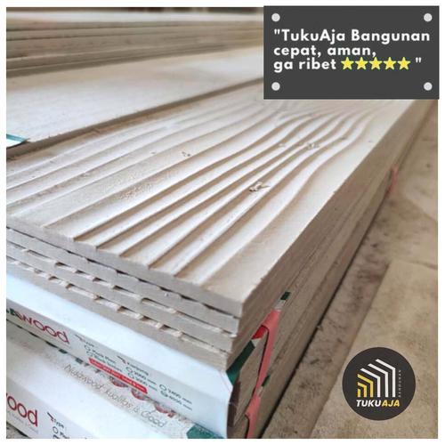 Jual LISPLANG NUSAWOOD 4050mm x 8mm x 200mm TEXTURE LisPlank Woodplank ...