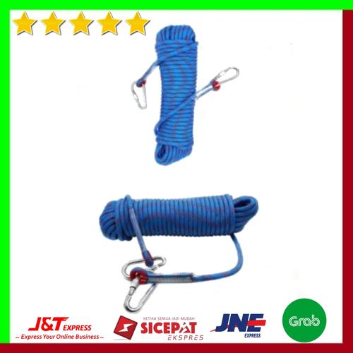 Jual Tali Karmantel Statis 10MM X 100 Meter Unung Carabiner - Jakarta ...