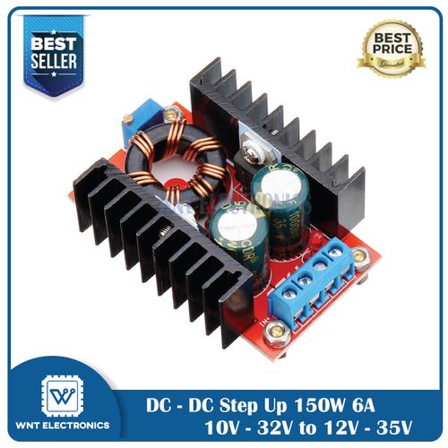 Jual 150W DC-DC Step Up Boost Converter 10-32V to 12-35V 6A - Kota ...