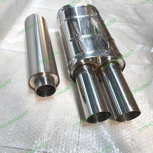 Jual KNALPOT BMW E30 E36 E46 + RESONATOR 2.5 INCH STAINLESS STEEL - Kab ...