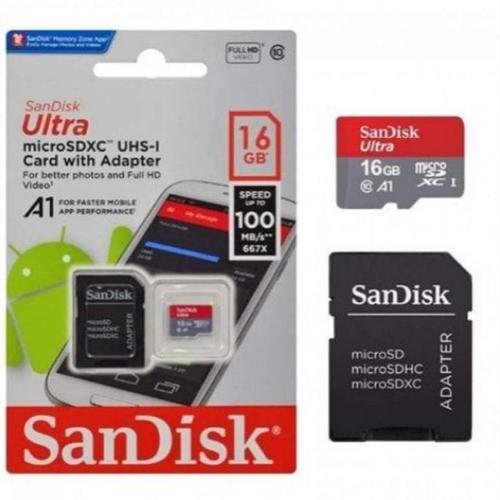 Jual Micro SD Card 16Gb Sandisk Ultra CCTV Ip Camera Hp MMC Memor ...