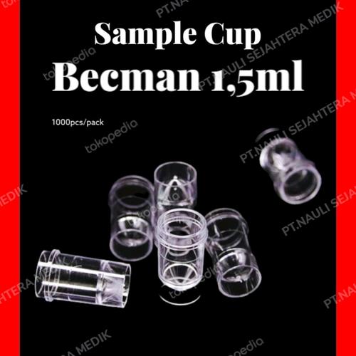 Jual cup sample Becman | Cup sample |Bekman cup sample Becman 1.5ml ...