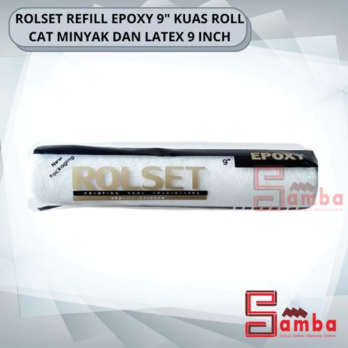 Jual ROLSET REFILL EPOXY 9" KUAS ROLL CAT MINYAK DAN LATEX 9 INCH ...