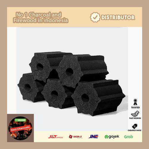Jual Arang Briket Hexagonal 1 Kg BBQ Premium Food Grade Areng Barbeque ...