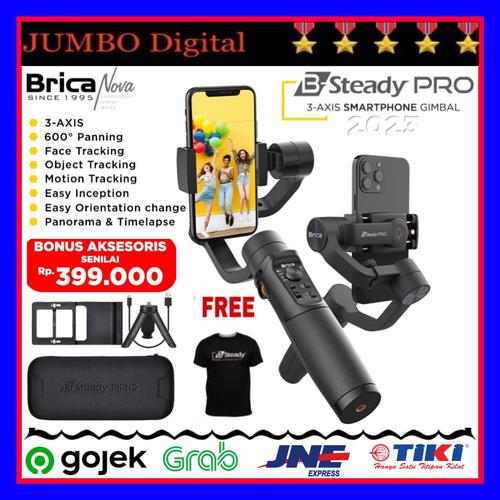 Jual Brica B-Steady PRO 2023 NEW 3 Axis - Bsteady PRO 2023 Gimbal ...