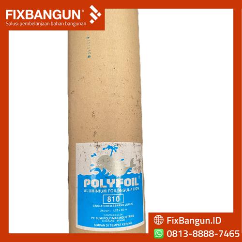 Jual Peredam Panas Aluminium Foil Insulation Polyfoil 810 - Jakarta ...