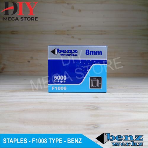 Jual Isi stapler 1008F benz werkz staples tembak angin 5000 pcs isi ...